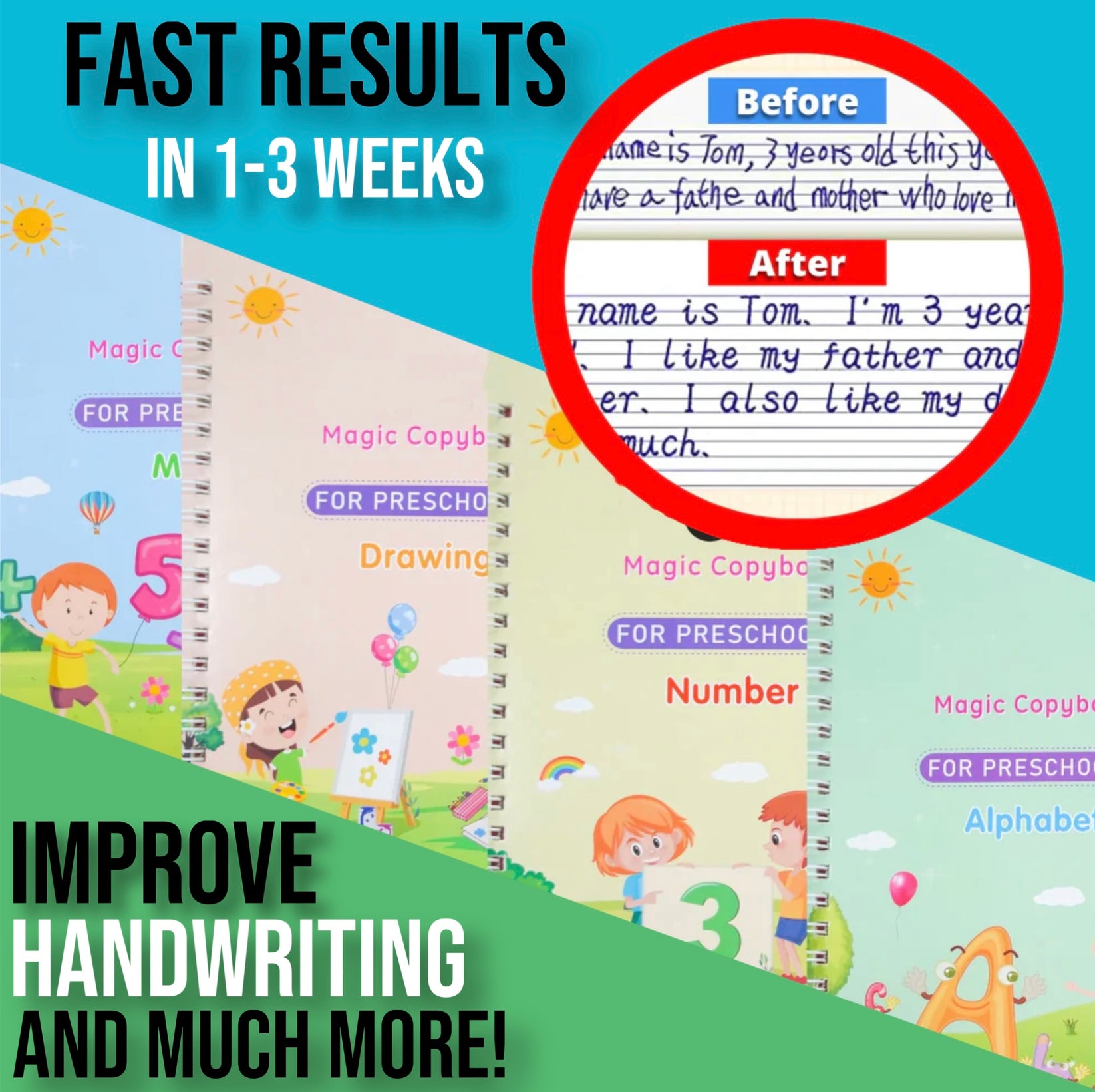 The Magic Copy Book - Handwriting Helper – Small Scholars