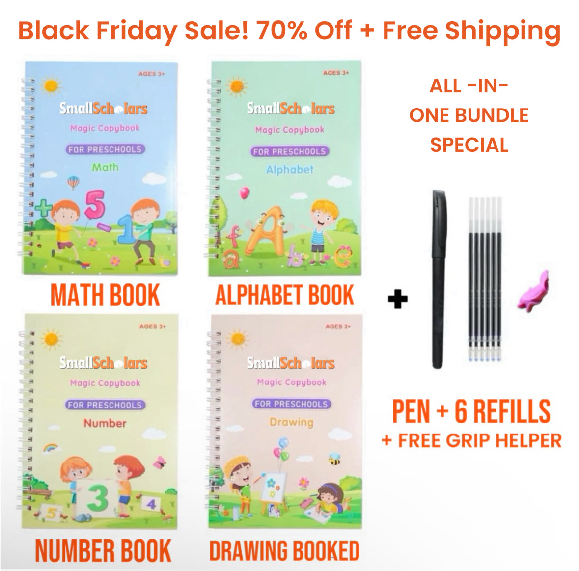 The Magic Copy Book - Handwriting Helper – Small Scholars